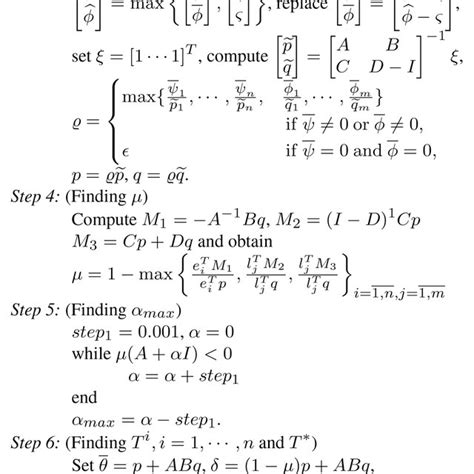 Algorithm 1 Computing Componentwise State Bound Download Scientific