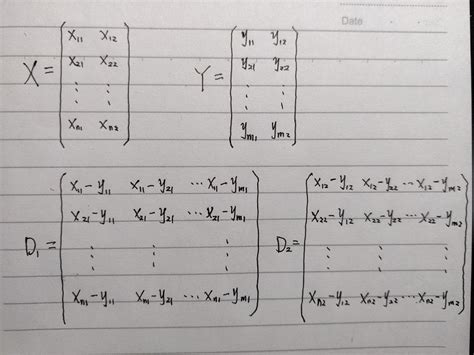 r how can i use matrix operation to represent the following result cross validated