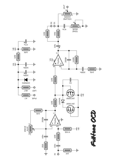 Fulltone Ocd Project By Implex Stomp Box Schematics