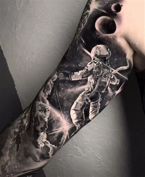 Astronaut Tattoo Sleeve