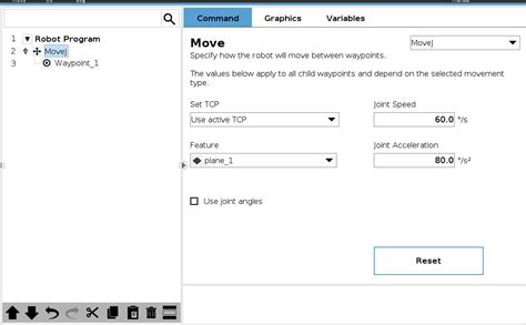 Move With Feature Plane Regenerate In Urscript Urscript Universal