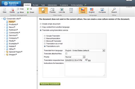 Kentico Cms 7 Translation Services