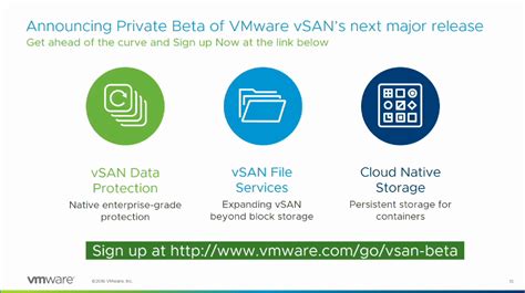 Vmware Vsan Beta Native Data Protection Feature With Nextgen Snapshots