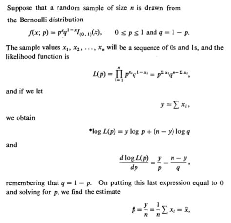 Statistics Maximum Likelihood Estimator Of Theta Mathematics