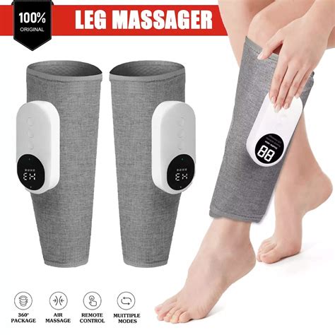 Leg Massager With Heat And Compression Calf Massager For Circulation