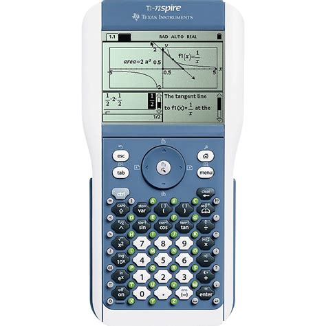 Texas Instruments Ti Nspire Graphing Calculator Blue Silver Ti Nspire Image 1