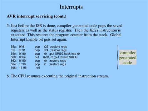 Interrupts An Interrupt Is An Exception A Change Of The Normal