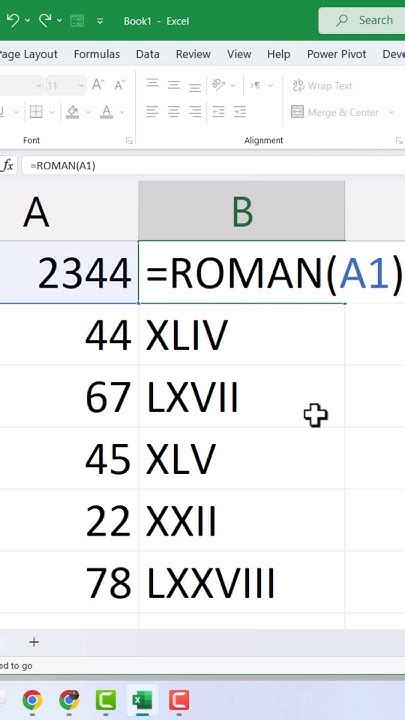 How To Add Roman Formula In Excel Excel Exceltips Exceltricks Youtube