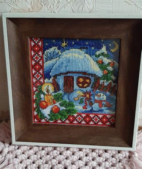Картина вишита різдво — ціна 1000 грн у каталозі Картини Купити товари