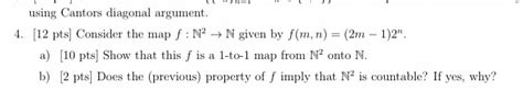 Solved Using Cantors Diagonal Argument 4 12 Pts Consider