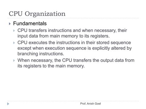 Computer Organization PPT