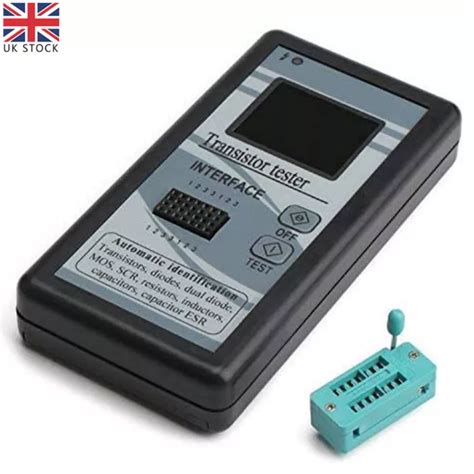 TFT LCD DISPLAY TRANSISTOR Tester Diode Triode Capacitance Meter LCR ESR TC PNP