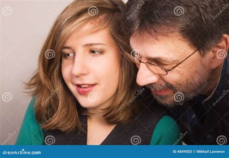 Father Helping His Daughter With Homework Stock Image Image Of Father Professor 4849503