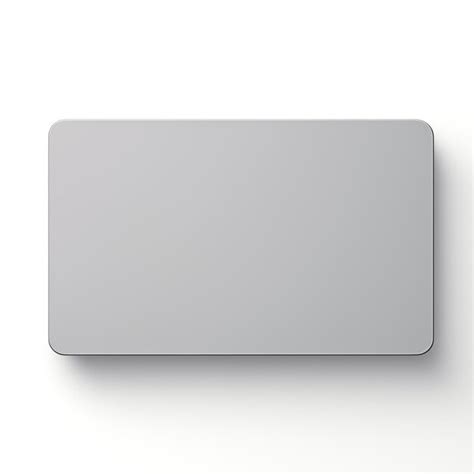 Gray Rectangle Isolated On White Background Top View Flat Lay Vector