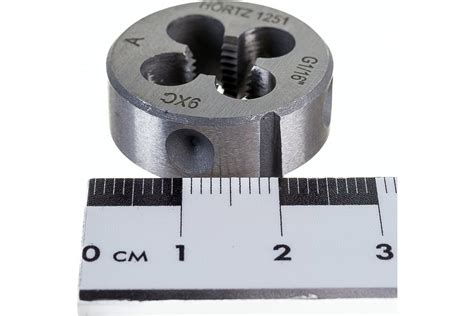 Трубная цилиндрическая плашка G 1/16 дюйма 9ХС HORTZ 204127 - выгодная ...