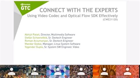 Using Video Codec Sdk And Optical Flow Sdk On Nvidia Gpus Effectively Nvidia On Demand