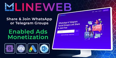 LineWeb Social Groups PHP Script Bliter GPL