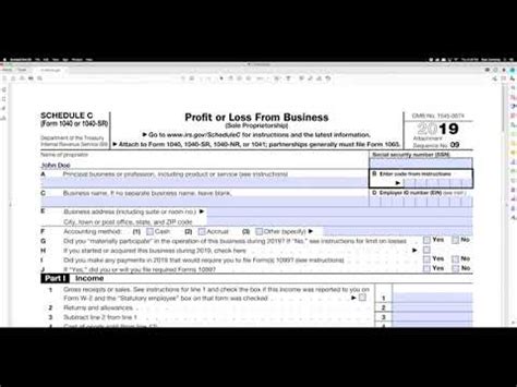 What Is A Schedule C Irs Form KelleysBookkeeping