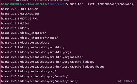 ubuntu上安装hbase伪分布式模式指南 csdn博客