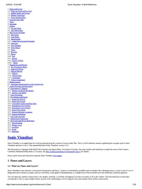 Sonic Visualizer 01 1 Pdf