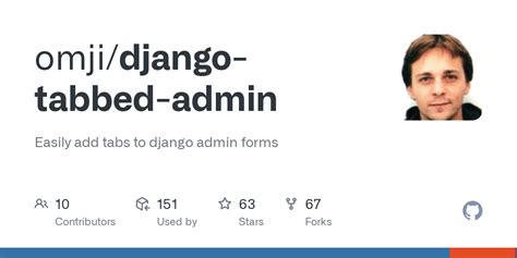 Github Omjidjango Tabbed Admin Easily Add Tabs To Django Admin Forms