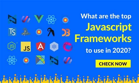 Top Javascript Frameworks For Development In 2020 Rlearnjavascript