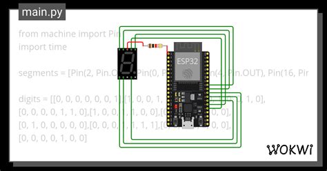 7segment09 Wokwi Esp32 Stm32 Arduino Simulator