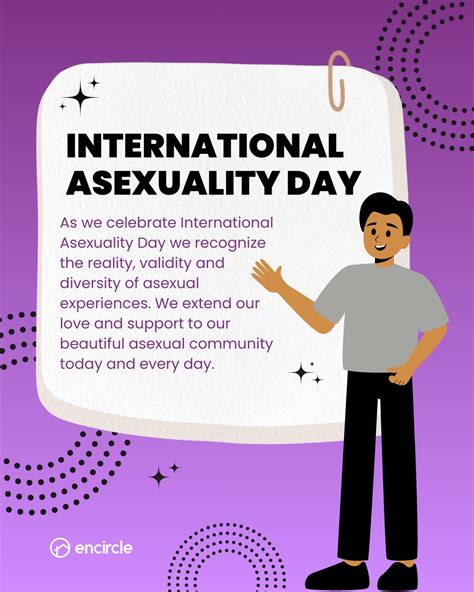 Encircle Happy International 💜 🖤 🤍 Asexuality Day At Encircle We