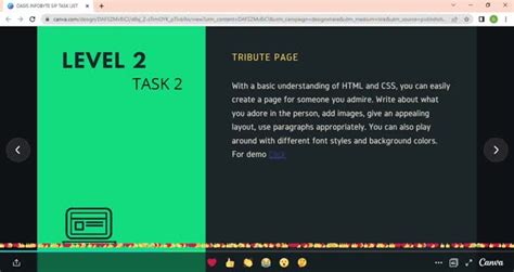 Video Nabia Dudekula On Linkedin Oasisinfobyte Oasisinfobyte Webdevelopment Internship