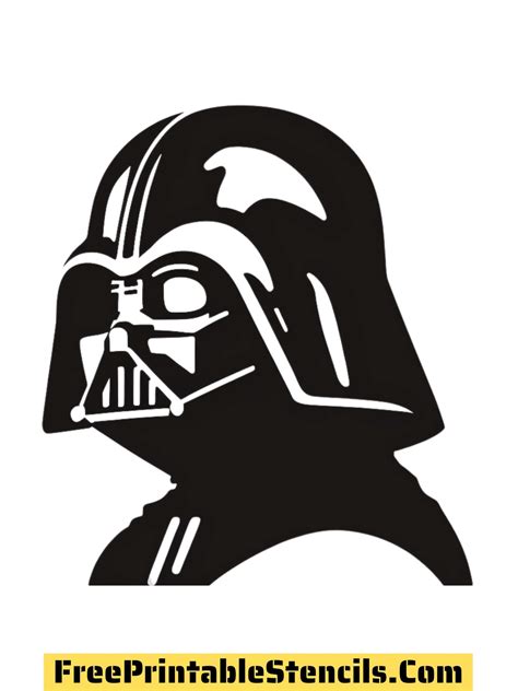 Darth Vader Helmet Silhouette