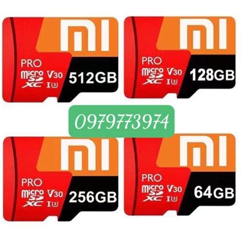 Thẻ Nhớ MicroSD XIAOMI Thẻ nhớ phù hợp cho điện thoại Xiaomi camera máy tính bảng Shopee Việt Nam