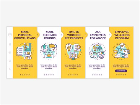 Employee Commitment Activities Yellow Onboarding Template ~ Epicpxls