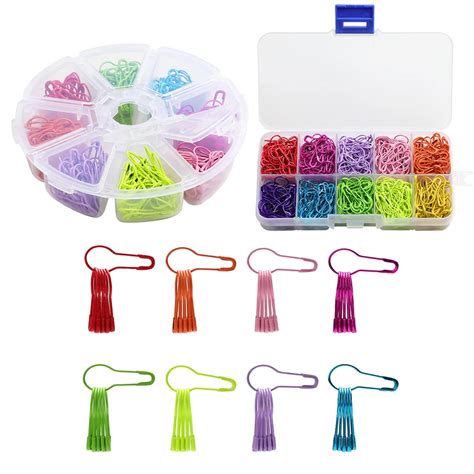 1 개상자 혼합 색상 안전 핀 호리병박 조롱박 모양 안전 핀 마커 핀 공예 바느질 뜨개질 스티치 홀더 액세서리핀 And 핀쿠션 Aliexpress