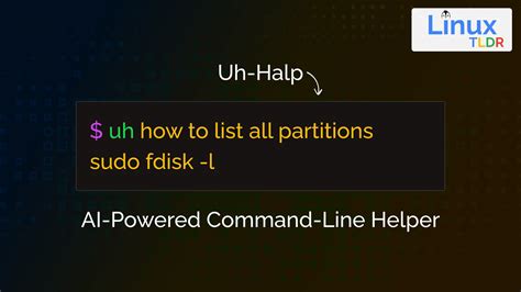 uh halp is an ai powered command line helper for linux