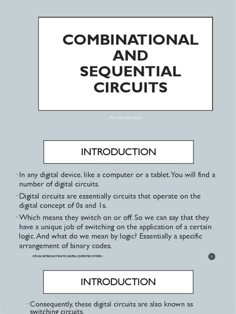 Cpe 203 Pdf Logic Gate Electronic Circuits