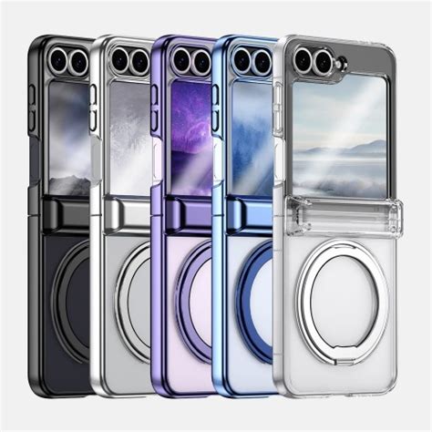 갤럭시 Z플립 케이스 강화유리 풀커버 맥링 3배 자력 맥세이프 힌지보호 엘라딕