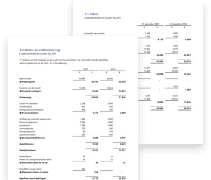 Maak Simpel En Snel Een Professionele Jaarrekening In Excel