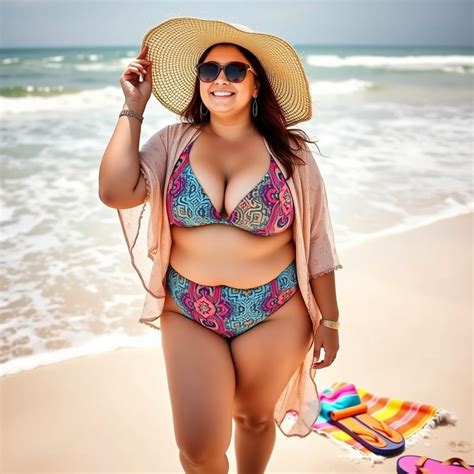 Stylish Beach Outfits For Chubby Ladies Look Fabulous