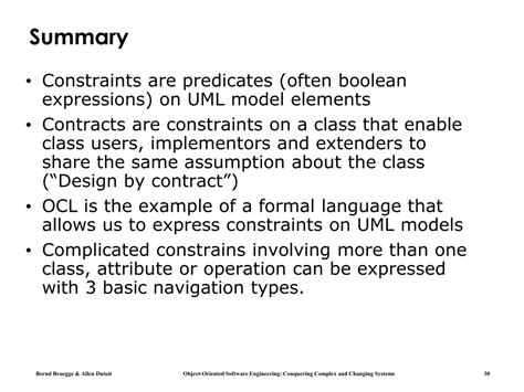 Ppt Object Constraint Language Ocl Essentials Simplifying Object