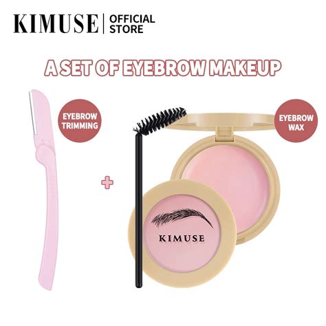 KIMUSE 3pcs Eyebrow Soap Set Waterproof Brow Sculpt Lift Brow Styling Soap Long Lasting Eyebrow