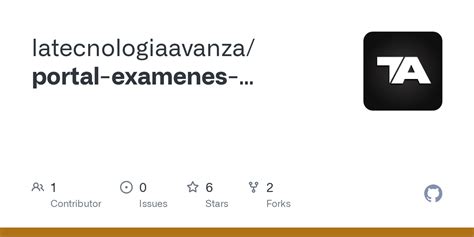 Github Latecnologiaavanza Portal Examenes Dasboard Admin User Backend