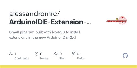 Github Alessandromrcarduinoide Extension Installer Small Program Built With Nodejs To
