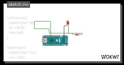 Led1 C Copy 2 Wokwi ESP32 STM32 Arduino Simulator