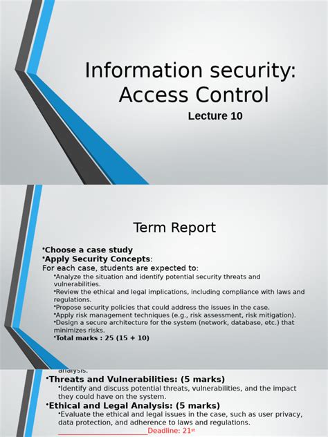 Information Security Lec10 Pdf Computer Access Control Computer Security