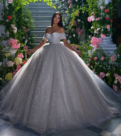 Sparkly Poofy Wedding Dresses