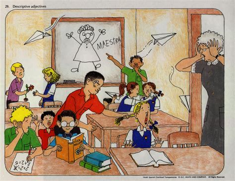 Spanish Class Cartoon