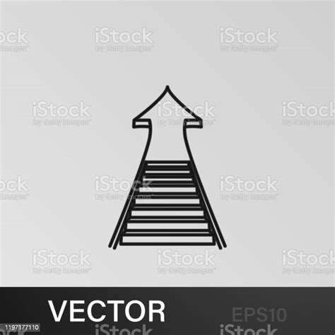 화살표가 있는 계단아이콘입니다 우리의 삶의 아이콘계단 프리미엄 품질의 그래픽 디자인 표지판 기호 컬렉션 웹 사이트 웹 디자인 모바일 앱에 대한 간단한 아이콘 0명에 대한