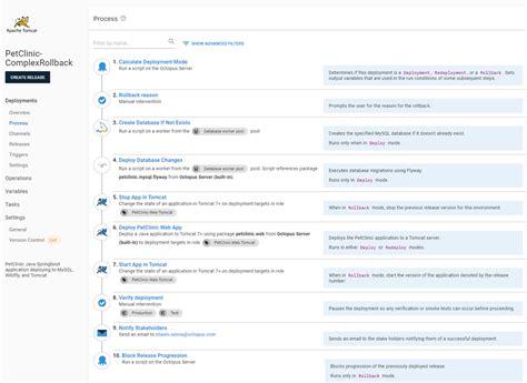 Rolling Back A Tomcat Deployment Octopus Deploy