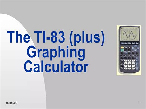 Graphing Calculator Ppt