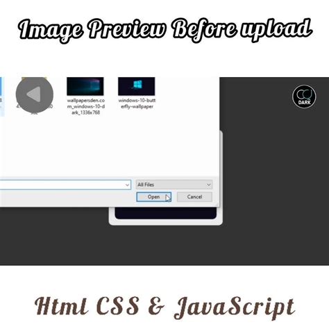 Image Preview Before Upload With Javascript Youtube